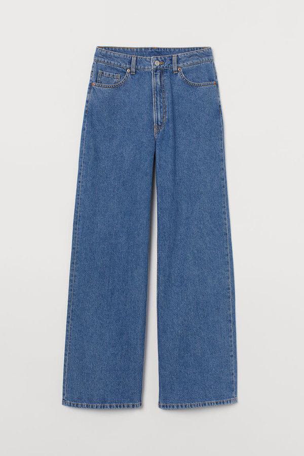 Wide Leg Jeans - Denim Blue – Rosh Gallery